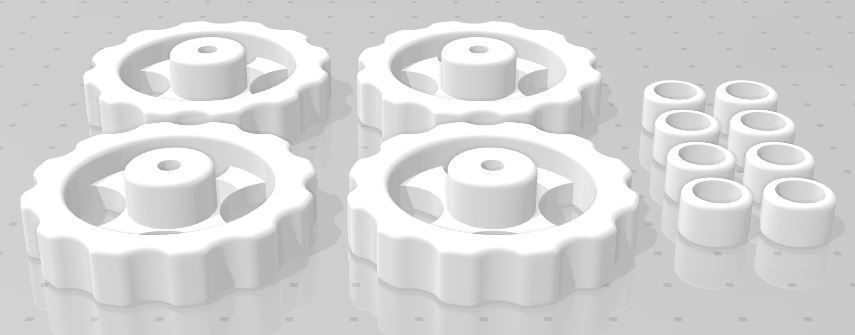 Free STL file anet a8 plus bed leveling kit, 3d printer bed leveling knobs, 3d printer bed ...